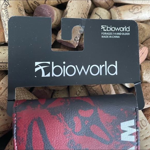 Bags | Scream Ghostface Wallet Red Black Bifold New | Poshmark